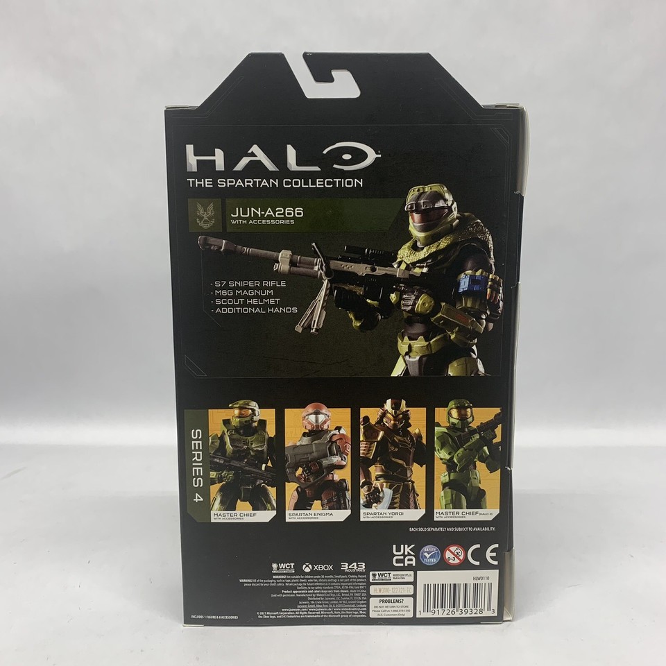 🔥 Jazwares WCT XBox HALO The Spartan Collection Spartan Jun-A266 Series ...