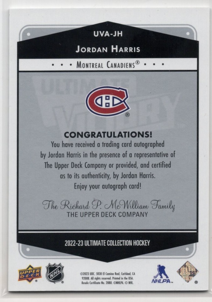2022-23 Ultimate Collection '99-00 Ultimate Victory Retro RC Auto ...
