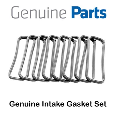 Genuine GM LS1 Cathedral Port Intake Gasket Set 8 pc Rings Holden Chev ...