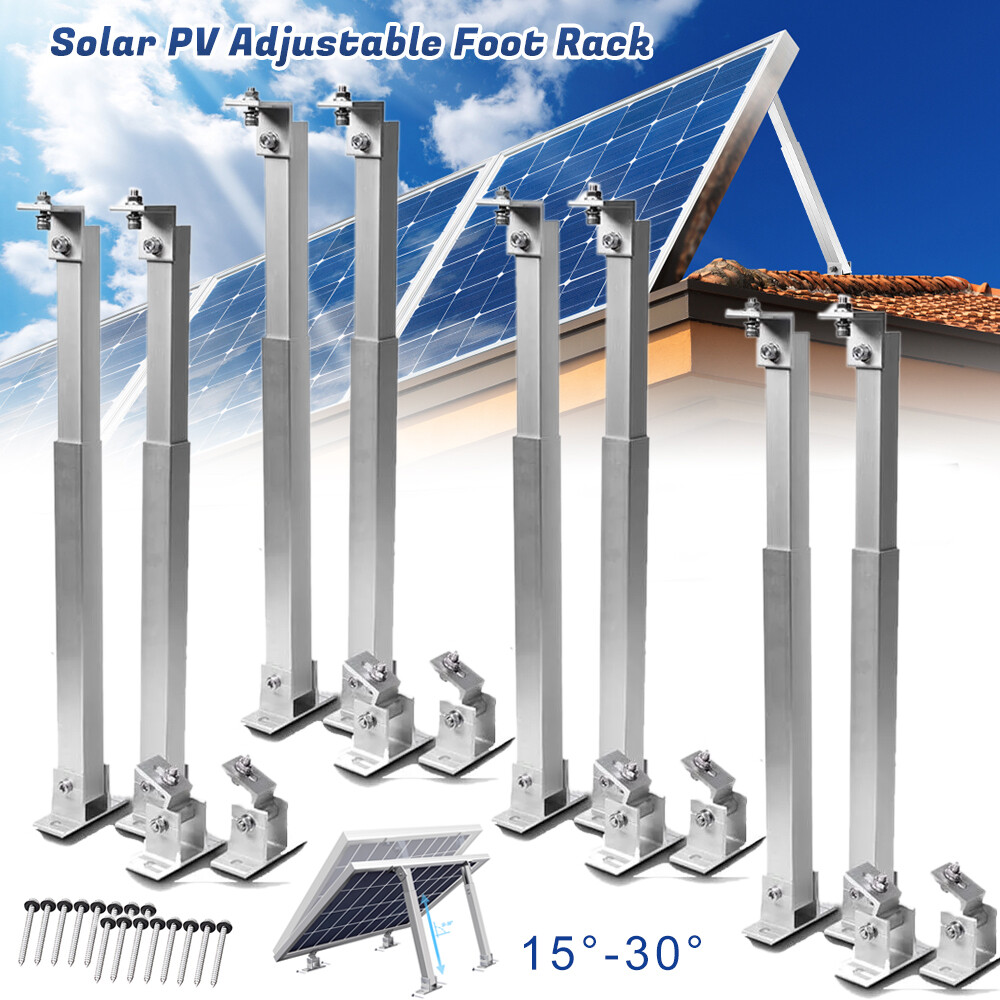 Adjustable Solar Panel Mounting Brackets Tilt Mount Support For RV ...