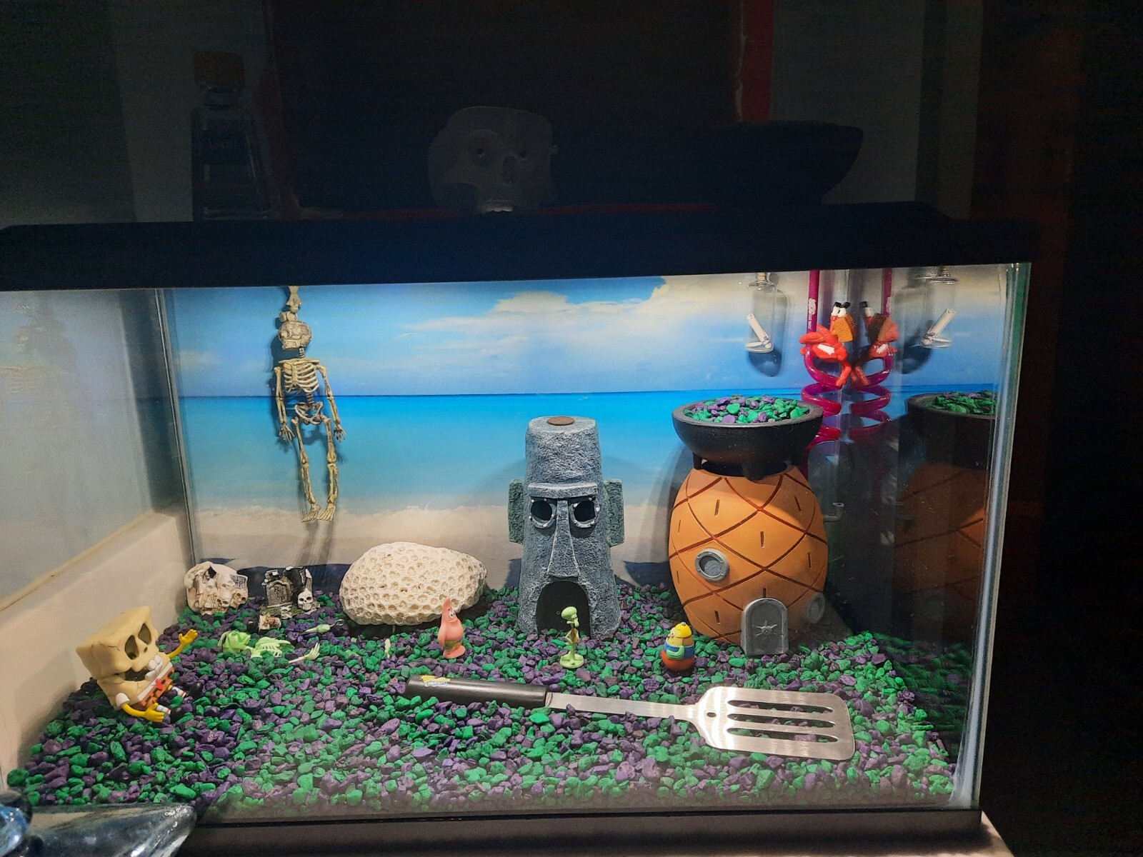 Spongebob Themed Fish Tank