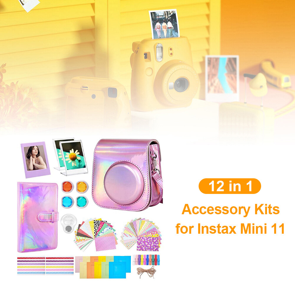 12 in 1 Camera Accessories Bundle Kit for Instax Mini 11 9 8 ...