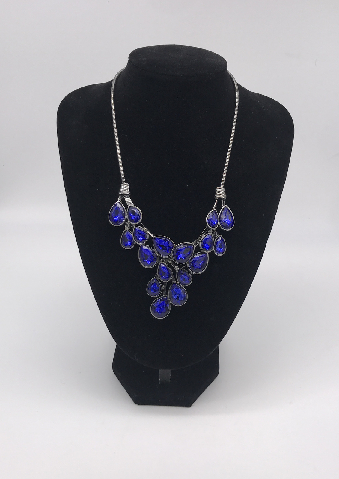 Baublebar Rhinestone CRYSTAL Royal Blue Aqua BLING Ne… - Gem