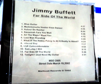 Jimmy Buffett "FAR SIDE OF THE WORLD" pre-release CD PROMO RARE!!! | eBay