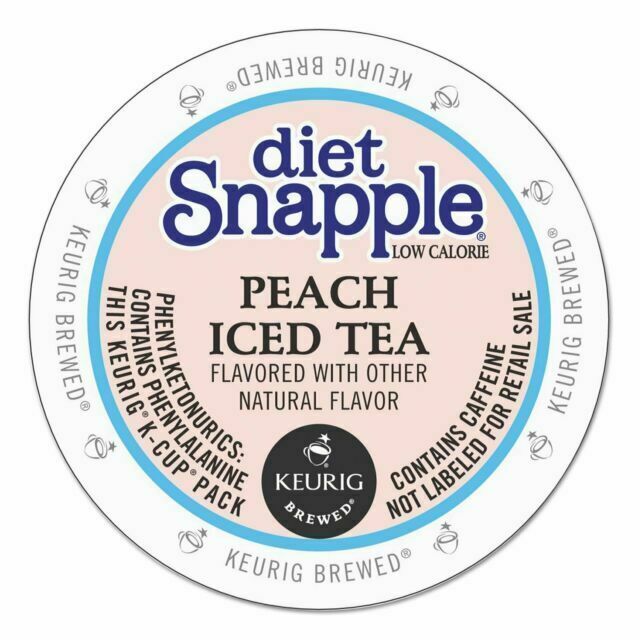Snapple Diet Peach Iced Tea K-Cup Pods (Box of 22) for sale online | eBay