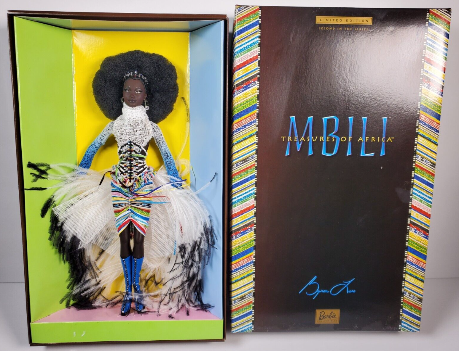 NEW 2002 Barbie Byron Lars Treasures of Africa MBILI AA Doll Mattel ...