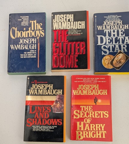 Joseph Wambaugh Police/Crime/Thriller Vintage Paperback Novels - Lot of ...