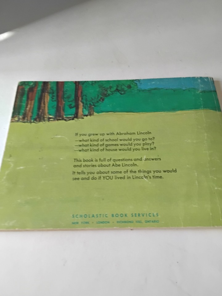 Vintage Childrens Book If You Grew Up With Abraham Lincoln By Ann ...
