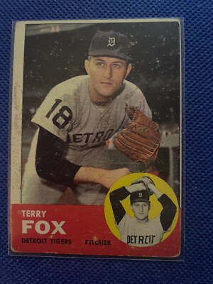 1963 topps # 44 TERRY FOX B | eBay