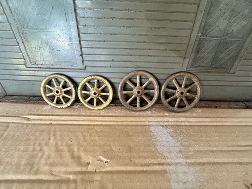 Vintage Clark Dayton Shieble Hill Climber Fire Truck Wheels. *Wheels ...