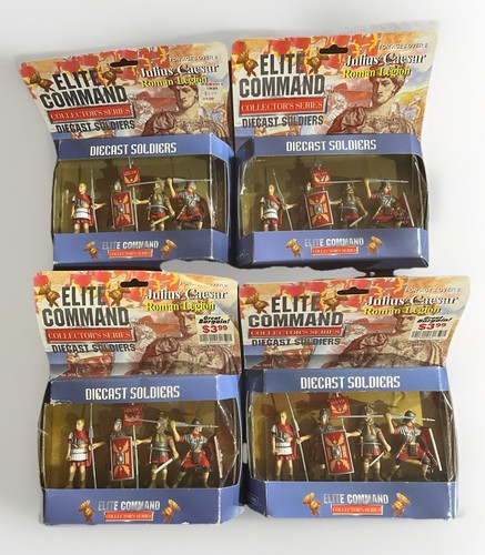 Lot Of 4 Elite Command Collector Series Julius Caesar diecast soldier ...