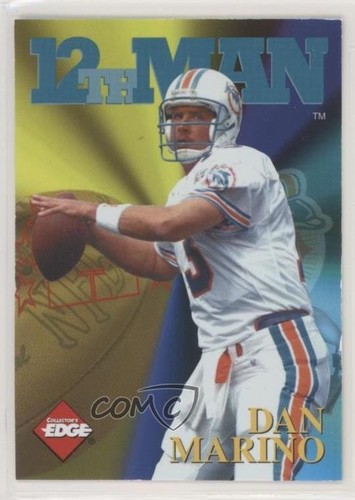 1995 Collector's Edge 12th Man Dan Marino #1 HOF | eBay