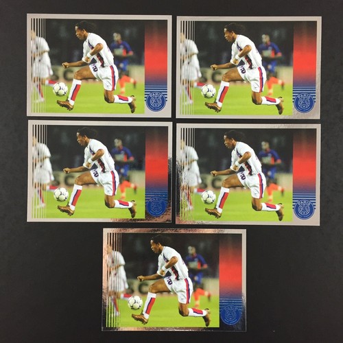 Ronaldinho Rookie RC Lot 5 Sticker Panini PSG 50 Ans Anniversary #16 | eBay