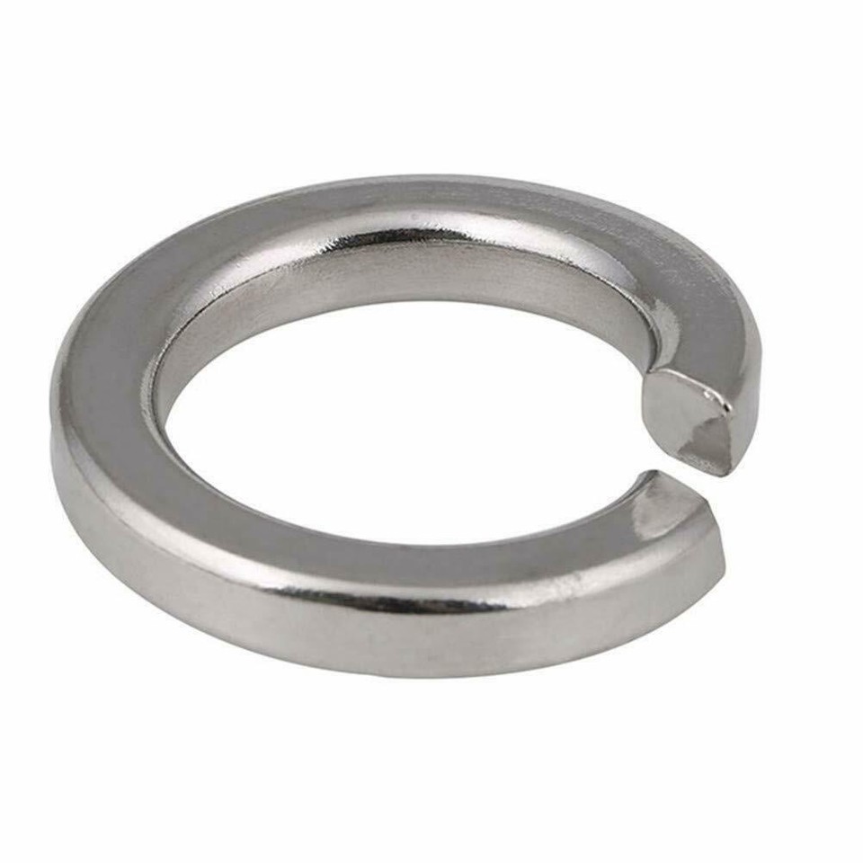 Spring Washers Rectangular Stainless Steel A2 Split Lock DIN 127 | eBay UK