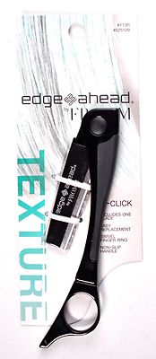 EDGE AHEAD BY FROMM Texture 5-Click Black Swivel Thumb Razor Blade ...