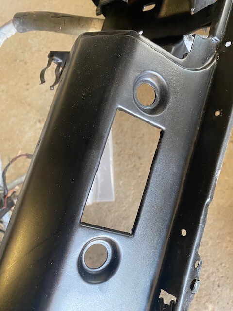 1970-1971 COBRA Torino, Fairlane, Ranchero NON- A/C lower dash FORD ...