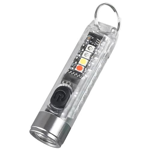Keychain Flashlight Super Bright 400 Lumens Rechargeable LED Keychain ...