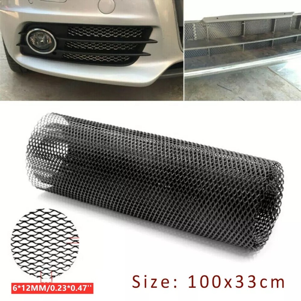 Universal Car Front Aluminum Mesh Grille Bumper Fender Hood Vent Grill ...