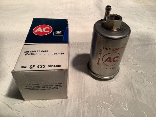 AC Delco GF 432 Fuel Filter Original NOS i Corvette Chevelle, Camaro ...