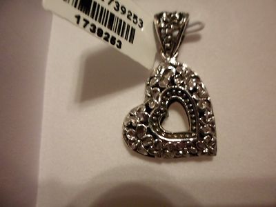 Artisan Crafted 925 Sterling Silver Heart Pendant without Chain | eBay