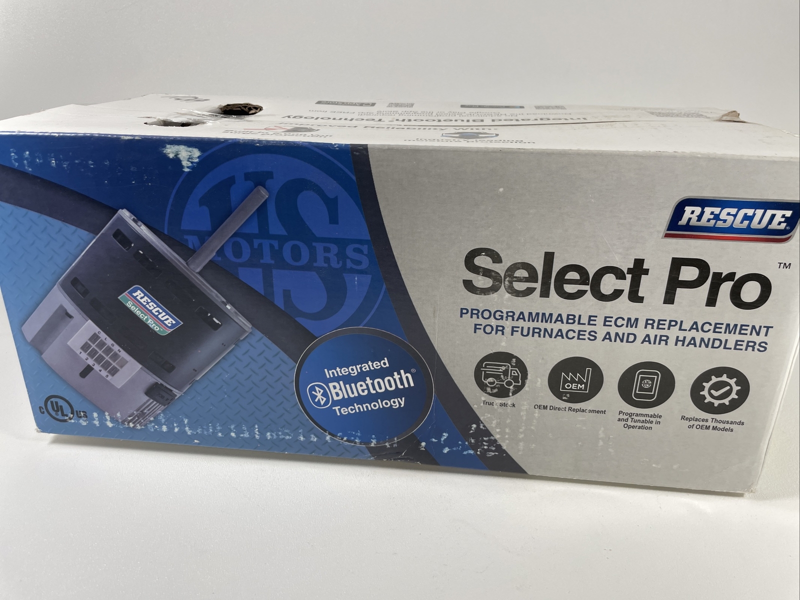 US Motors RESCUE Select Pro 6633 Programmable ECM Blower Motor 115 ...