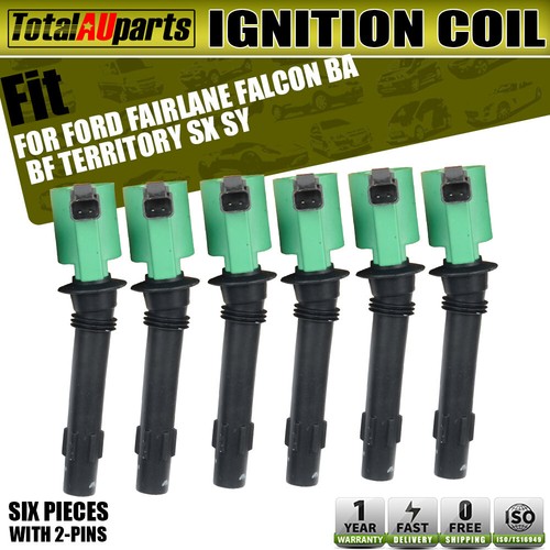 6x Ignition Coil for Ford Falcon 2002-2008 LTD Fairmont Fairlane 2003 ...