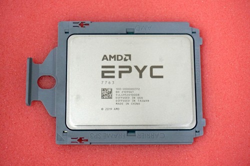 AMD EPYC 7763 2.45GHz 64-Core Socket SP3 280W Processor 100-000000312 ...