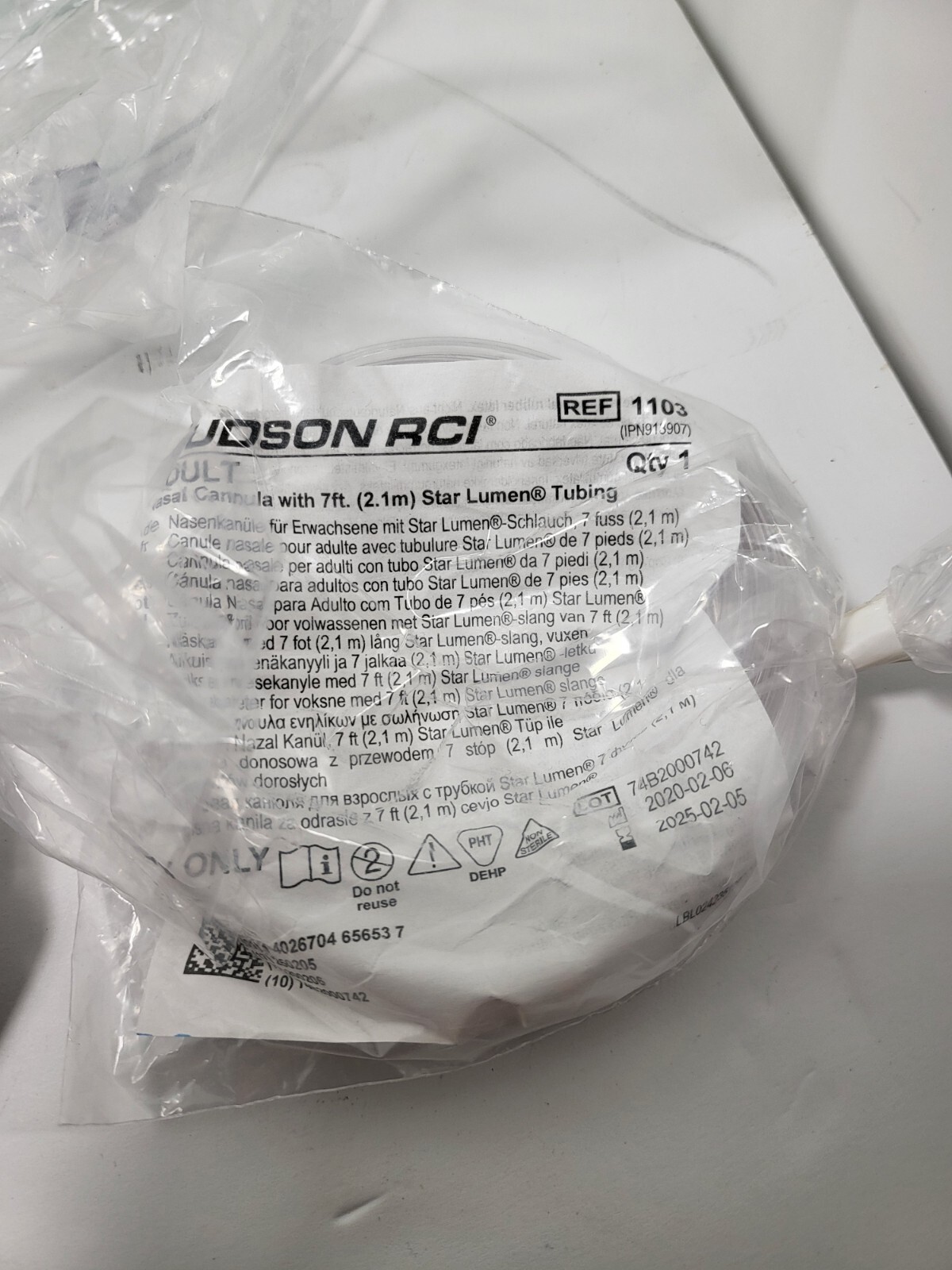 Praxair Empty Oxygen Tank With Regulator,Cart-Size E & Lot Of 7 Cannula ...