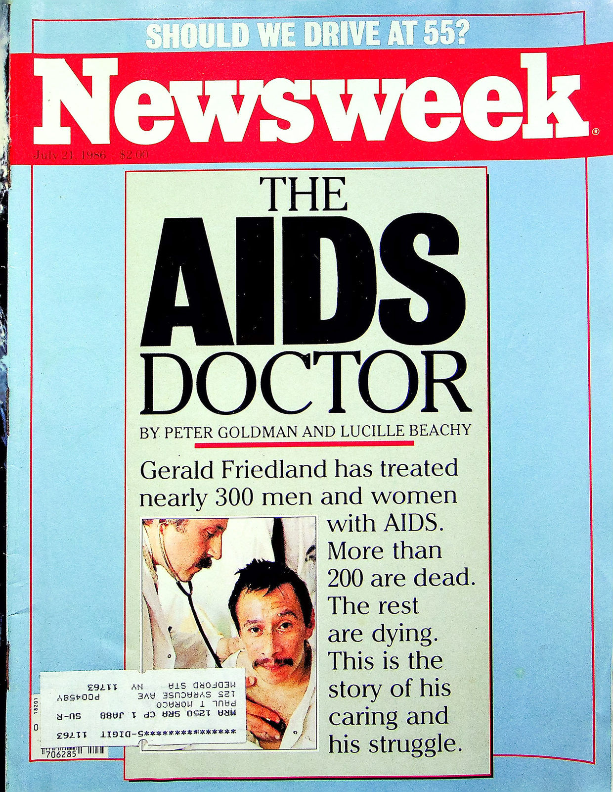 Newsweek Magazine July 21 1986 Gerald Friedland Aids Doctor Tina Turner Houston | eBay