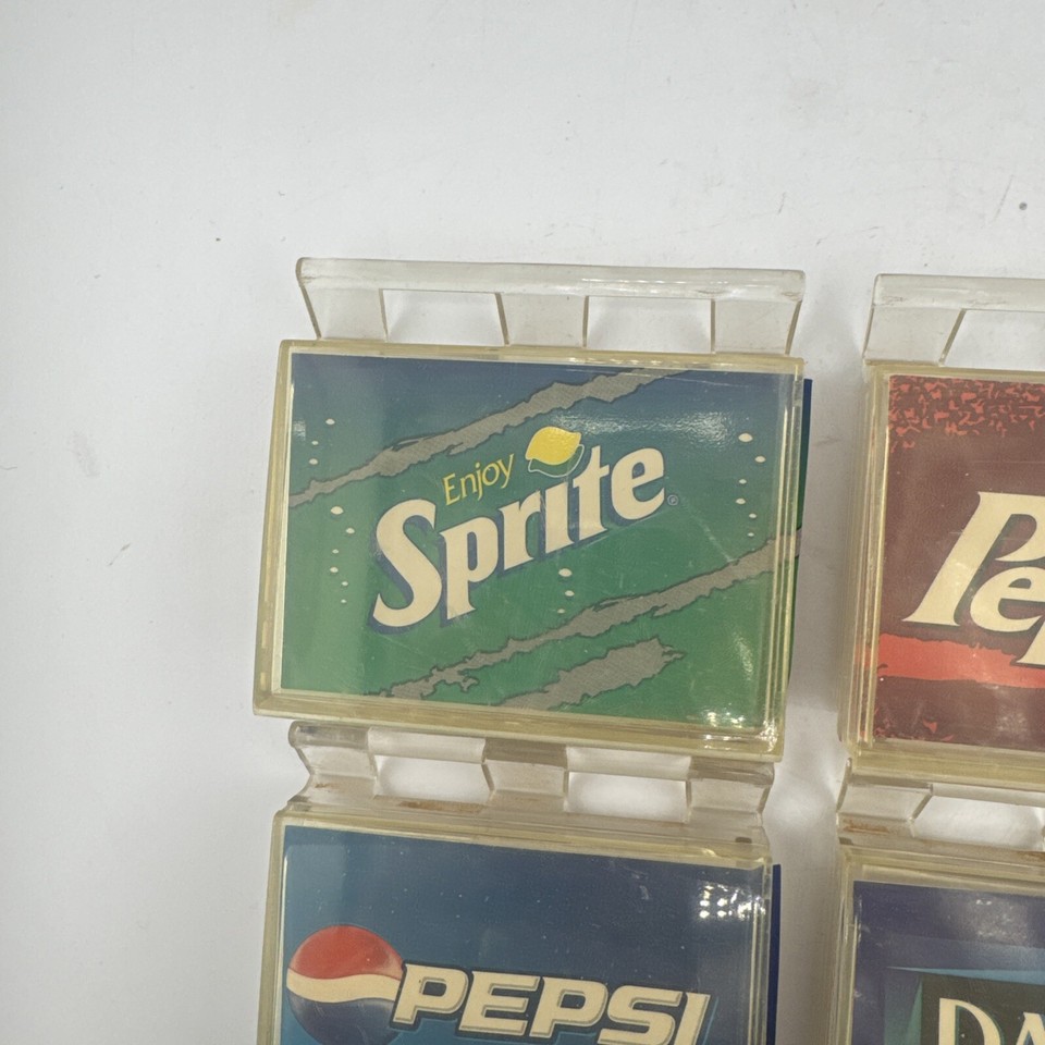 Vintage PUSH Buttons (4) Dr Pepper Pepsi Vending Machine Button 3.5” X ...