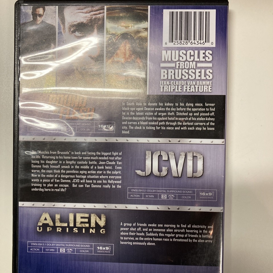 Muscles from Brussels: Jean-Claude Van Damme Triple Feature (DVD, 2016 ...