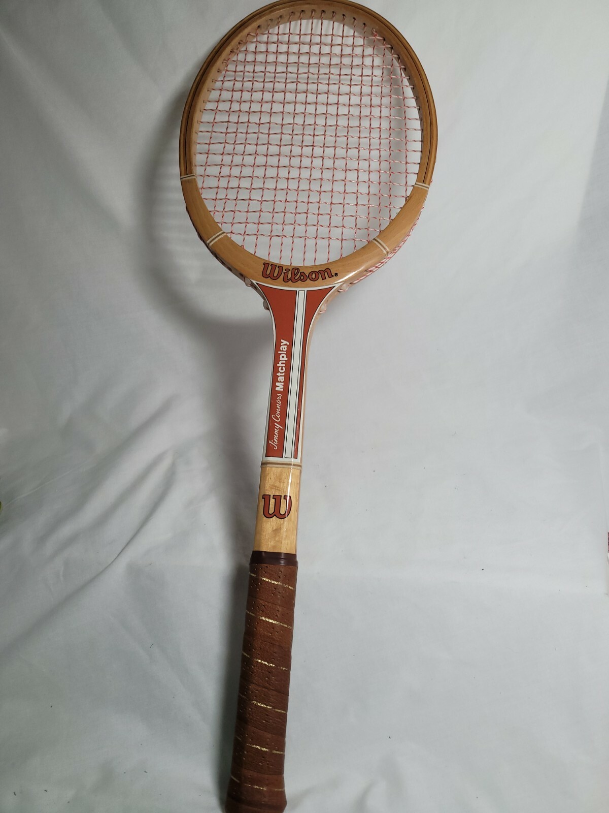 WILSON Jimmy Connors Matchplay wooden tennis racket Vintage | eBay