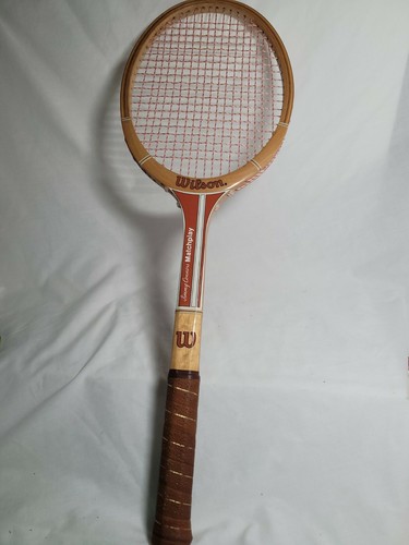 WILSON Jimmy Connors Matchplay wooden tennis racket Vintage | eBay