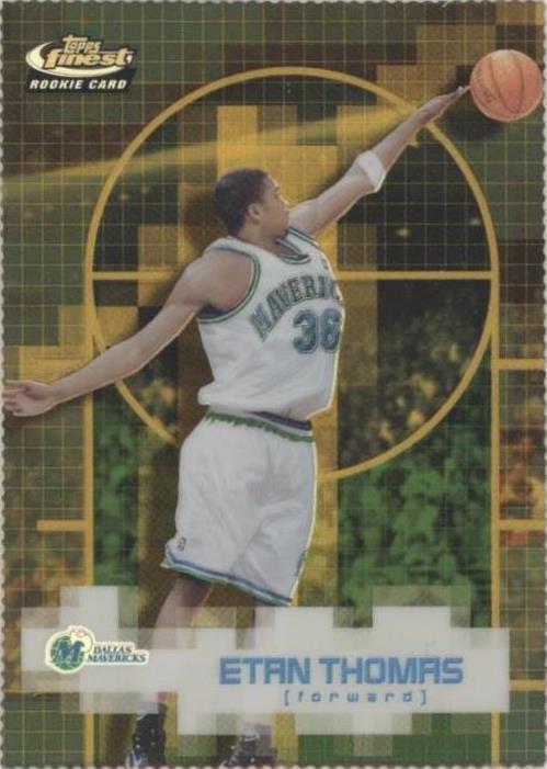 2000-01 Topps Finest - Etan Thomas #137 Gold Refractor /100 (RC) for ...