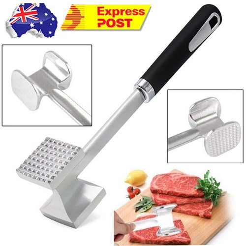 Premium Classic Meat Hammer Meat Pounder Flattener with Non Slip Grips ...