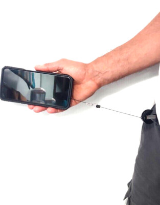 Cell Phone Retractable Tether Cord Security Leash Fits Any Phone Case ...