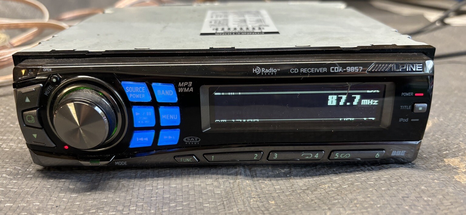 Alpine CDA-9857 Car Stereo CD | eBay