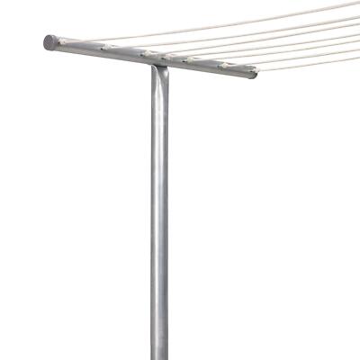 Rust-Resistant Steel Clothesline T-Post with One Piece Construction ...