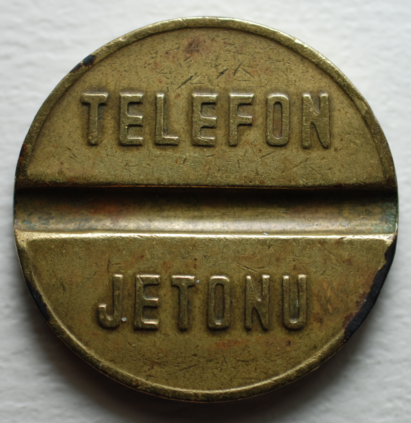 Gettone Telefon JETONU J without dot | eBay