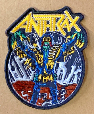 Anthrax ~ I Am The Law ~ Embroidered Patch ~ Iron On | eBay