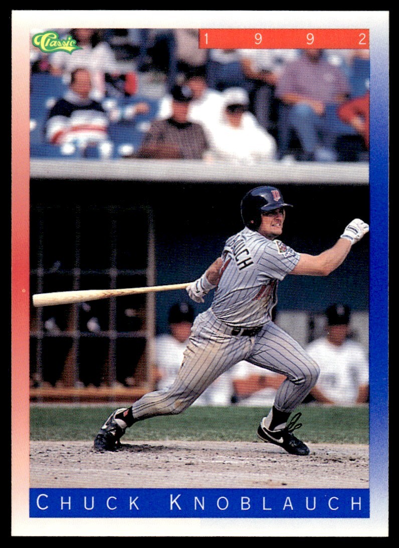 1992 Classic II #T71 Chuck Knoblauch - Minnesota Twins | eBay