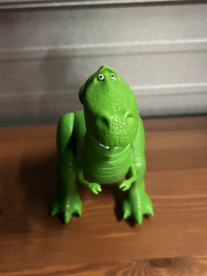 Disney Pixar Toy Story Rex Talking Dinosaur Action Figure 2018 Mattel 8 ...