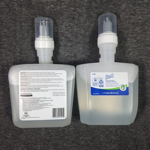 (2) Scott 91591 Professional Foam Hand Soap 1.2 L, Foaming, Clear ...