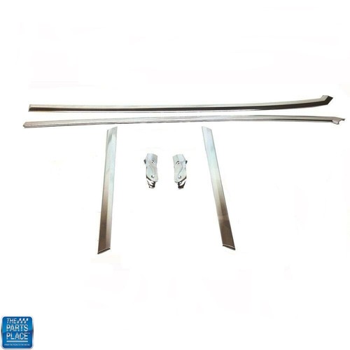 1964-65 Chevelle GTO LeMans Skylark Cutlass Chrome Headliner Molding ...