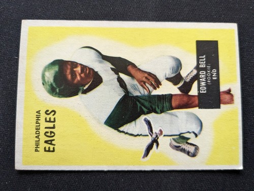 1955 Bowman Football Card # 67 Eddie Bell - Philadelphia Eagles (EX) | eBay