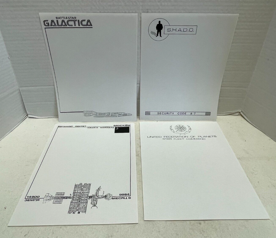 22 Authentic SCIENCE FICTION LETTERHEADS Original Envelope Miller ...