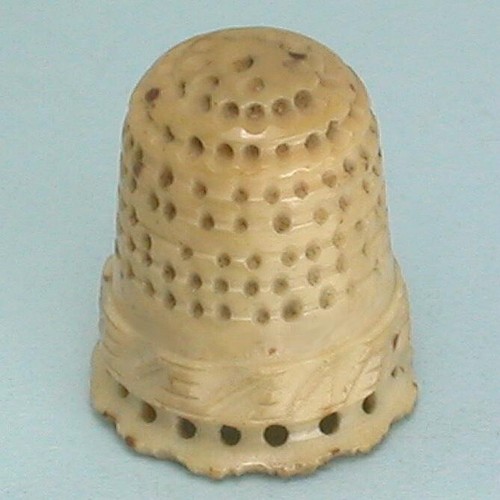 Antique Carved Vegetable Ivory Thimble * English * 19th Century | eBay