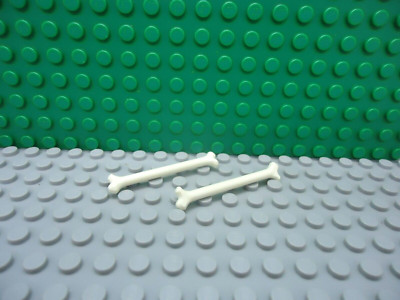 Lego mini figure 2 White Large Dog Bones Animal NEW | eBay