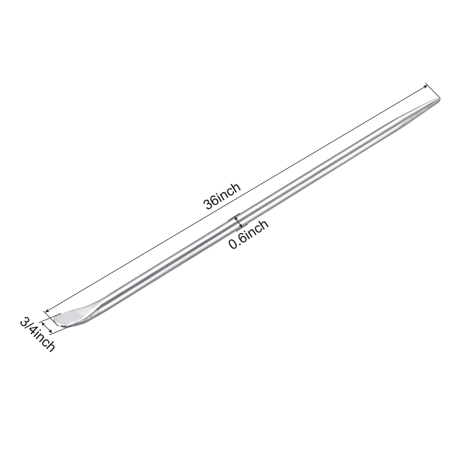 36" Aligning Pry Bar Round Crowbar for Prying Aligning | eBay UK