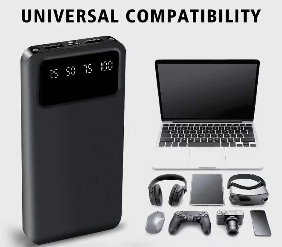 20000mAh Large Capacity Portable Power Bank, Suitable For Charging ...